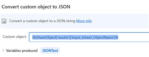 Power Automate Desktop Reference A Custom Object Property Using A Variable For Property Name