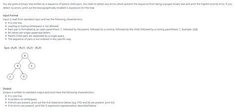 Solved Detect No Errors Print Out The Lexicographically Chegg