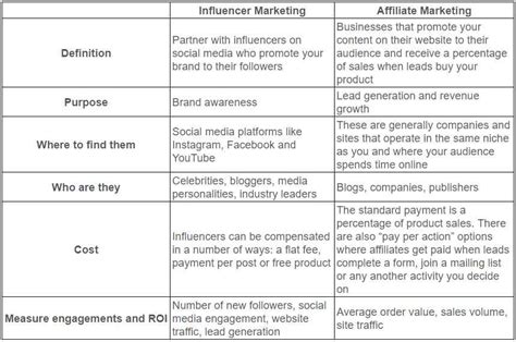 Affiliate Marketing Vs Influencer Marketing Which Strategy Works