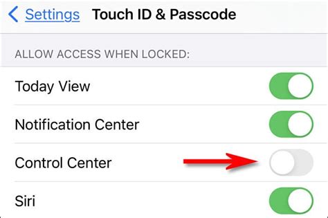 Iphonepasscodedisablecontrolcenter Wisermy