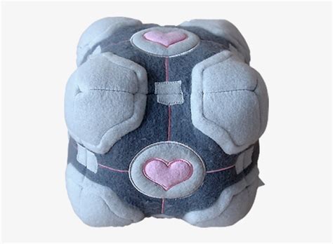 Portal Weighted Companion Cube Plush Companion Cube Plush 600x600
