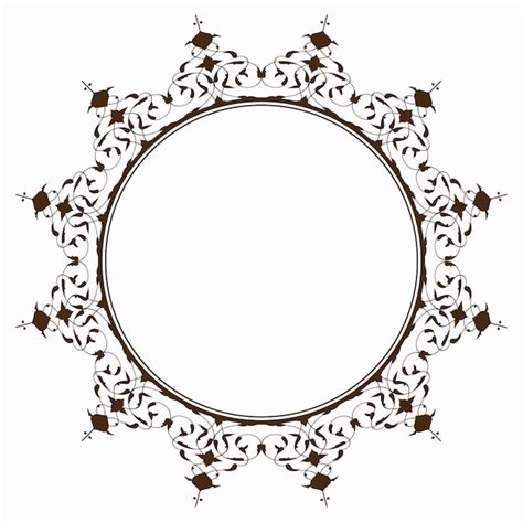 Premium Vector Islamic Illumination Pattern Design Turkish