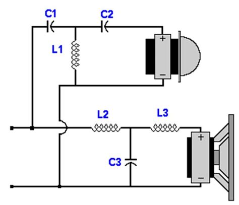 2 Way Speaker Crossover Diagram