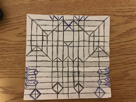 Crease Pattern Challenge 1 Rorigami