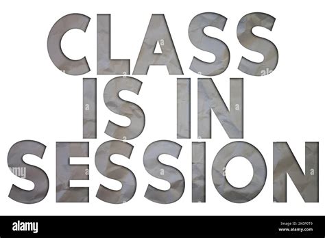 Class Is In Session Cut Out Stock Images And Pictures Alamy