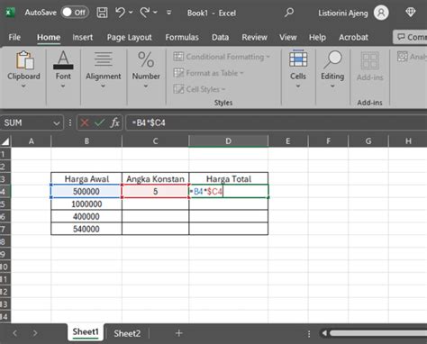 6 Rumus Perkalian Excel Terbaru Tahun 2025