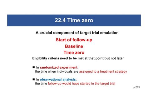 Target Trial Emulation Causal Inference What If Chapter 22 Speaker Deck