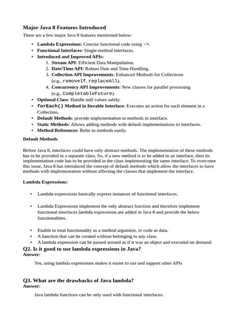 Java8features Java Pdf