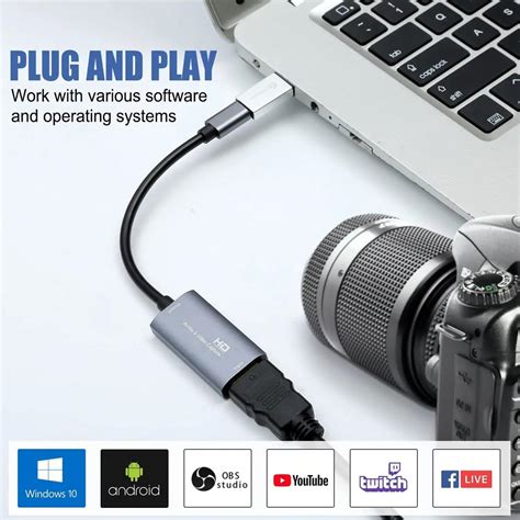 Внешняя карта видеозахвата Erston HDMI - Type C 3.1