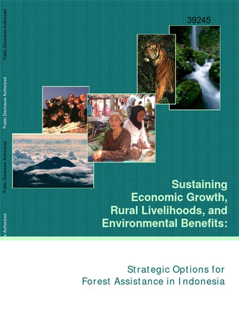 Sustaining Economic Growth Rural Livelihoods And Environmental