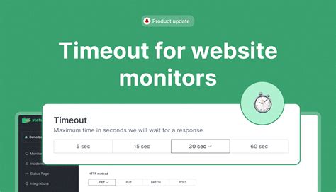 introducing timeout for website monitors statusgator
