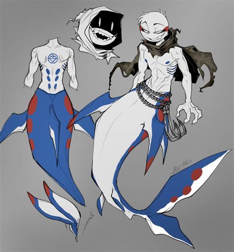 🔞 Bh On Twitter 💙🦈🐙 Br0kencolors Originalcharacter Digitalart Art