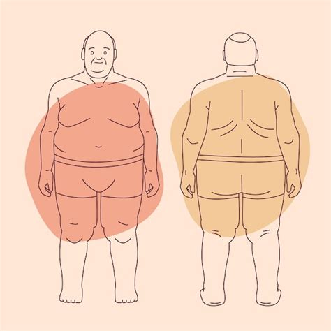 Illustration De Contour Du Corps Humain Dessiné à La Main Vecteur