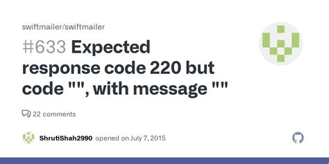 Expected Response Code But Code With Message Issue Swiftmailer Swiftmailer