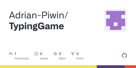 Github Adrian Piwin Typinggame