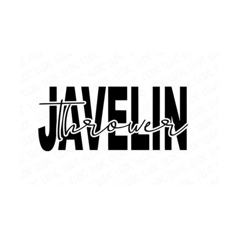 Javelin Thrower Svg Track And Field Svg Thrower Svg Javel Inspire