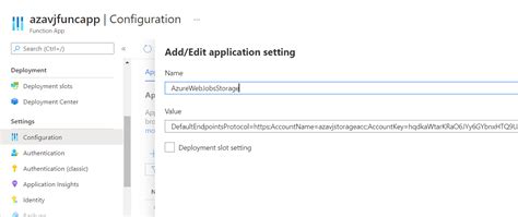 Storage Is Not Configured Properly Error In The Azure Function Apps
