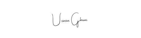 77 Usman Ghani Name Signature Style Ideas Excellent Autograph