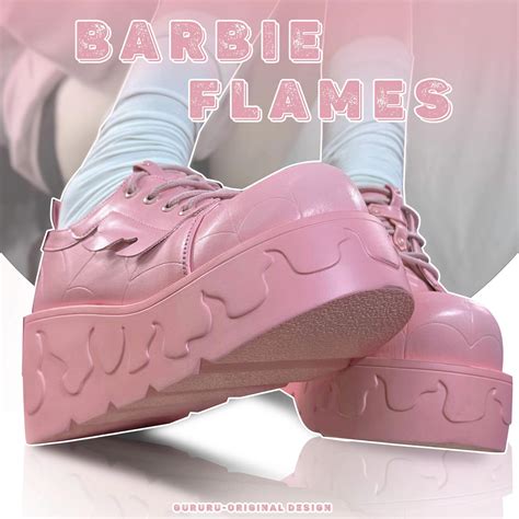 Original Fashion Wing Pink Platform Shoes · Harajuku Fashion · Online