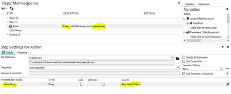 solved how to base a sequence call s result on its local variable