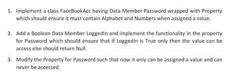 Solved I Want This In C Simple Oop Concepts All Question Chegg