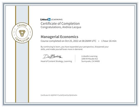 andrea lacqua on linkedin certificate of completion