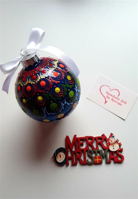 Коледна топка Мандала Handmasters Bg