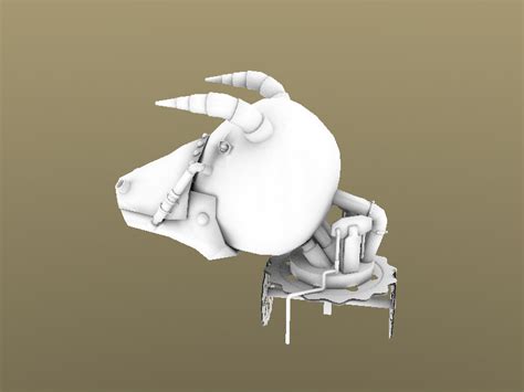 Steampunk Minotaur Works In Progress Blender Artists Community