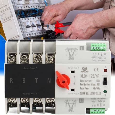 Rrianfo Automatic Transfer Switch Din Rail Mounted 3 Phase 4 Wire Uninterruptible Power Shopee