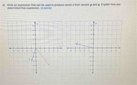 Solved Write An Expression That Can Be Used To Produce Vectorr From