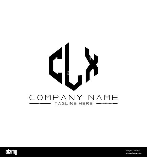 Clx Letter Logo Design With Polygon Shape Clx Polygon And Cube Shape