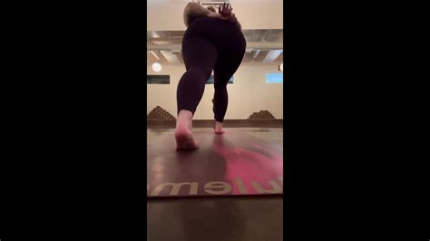 Yoga Instructors Soft Sweaty Dick Stiffening Soles Right In Your Face