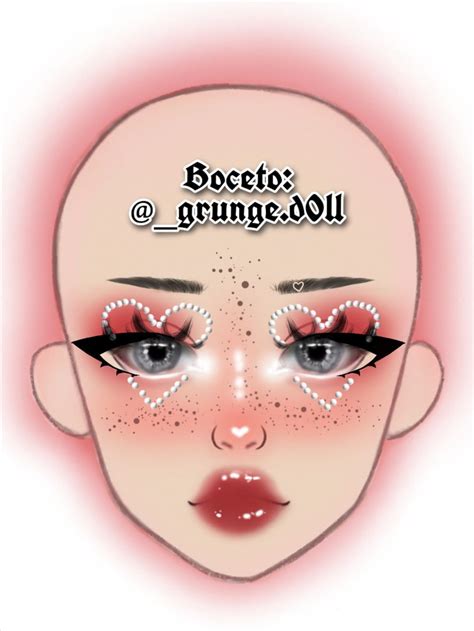 Boceto Makeup Doll Valentines Day ️ Eye Makeup Eye Makeup Designs