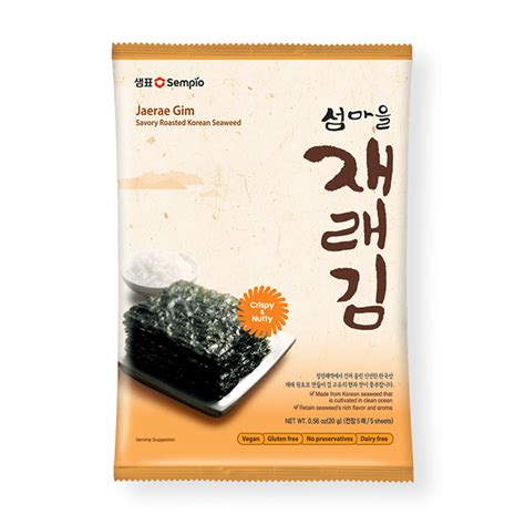 Sempio Jarae Gim Savory Roasted Korean Seaweed 4 Pk Global Food