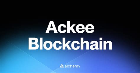 Ackee Blockchain Web3 Security Tools Alchemy