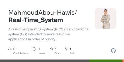Mahmoud Abou Hawis On Linkedin Github Mahmoudabou Hawisreal Timesystem A Real Time
