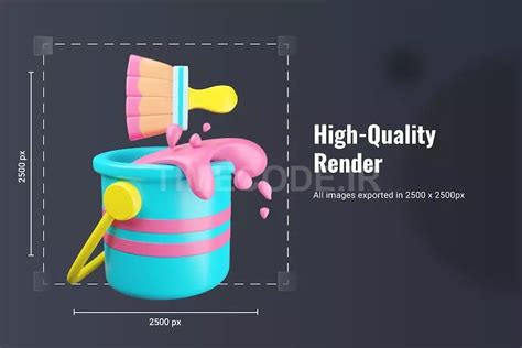 دانلود آیکون سه بعدی هنر و طراحی D Art Design Icons تایم کد