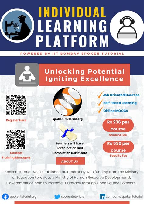 Iitbombay Spokentutorial Individuallearningplatform Education