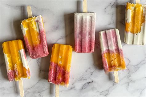 Mango And Raspberry Swirl Popsicles Crisp And Crumble