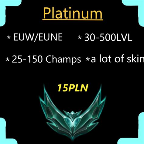 Konto Platyna League Of Legends Euneeuw Gołąb Kup Teraz Na Allegro