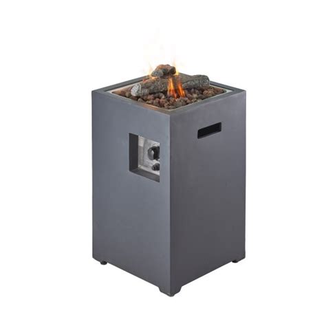 Уличный газовый камин Clifton Compact Square Slate купить в интернет ...
