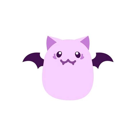 Illustration Vectorielle De Chauve Souris Mignonne Vecteur Premium