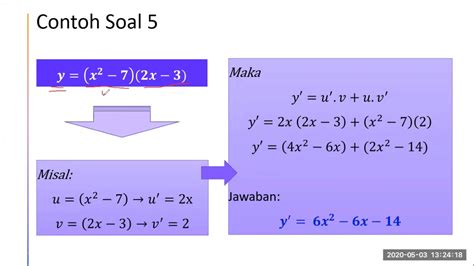 Contoh Soal Turunan Parsial Dan Penyelesaiannya Bakti Soal