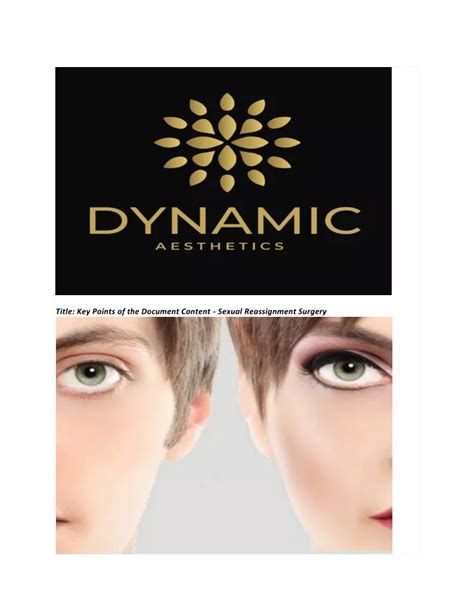 PPT Sexual Reassignment Surgery PowerPoint Presentation Free