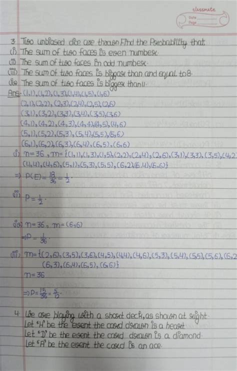 Introduction To Probability And Statistics Handwritten Notes Pdf Shop