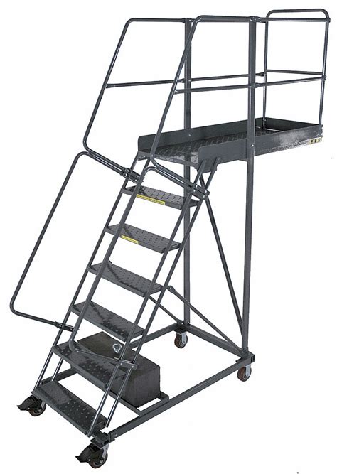 Ballymore 5 Ft Platform Ht Unassembled Rolling Cantilever Ladder
