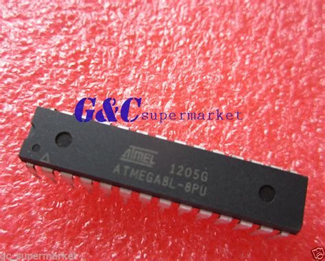 5pcs Atmega8l 8pu Dip 28 Microcontroller Mcu Avr New Ebay