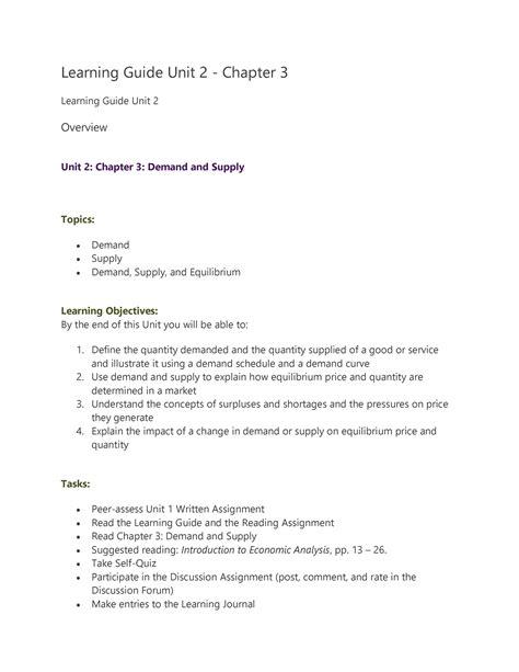 Econ 1580 Learning Guide Unit 2 Learning Guide Unit 2 Chapter 3 Learning Guide Unit 2