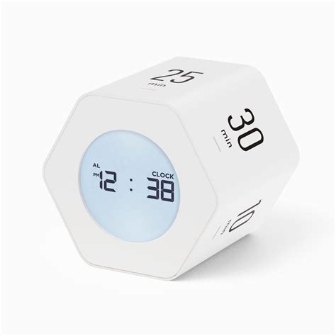 Mooas Multi Hexagon Clock Cube Timer Digital Clock Time Timer