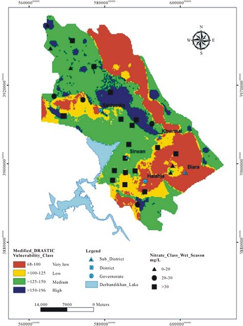 Groundwater Vulnerability Mapping Using Lineament Density On Standard